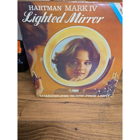 Makeup | Vintage Hartman Mark Iv Lighted Mirror Shadowless Glare Free ...